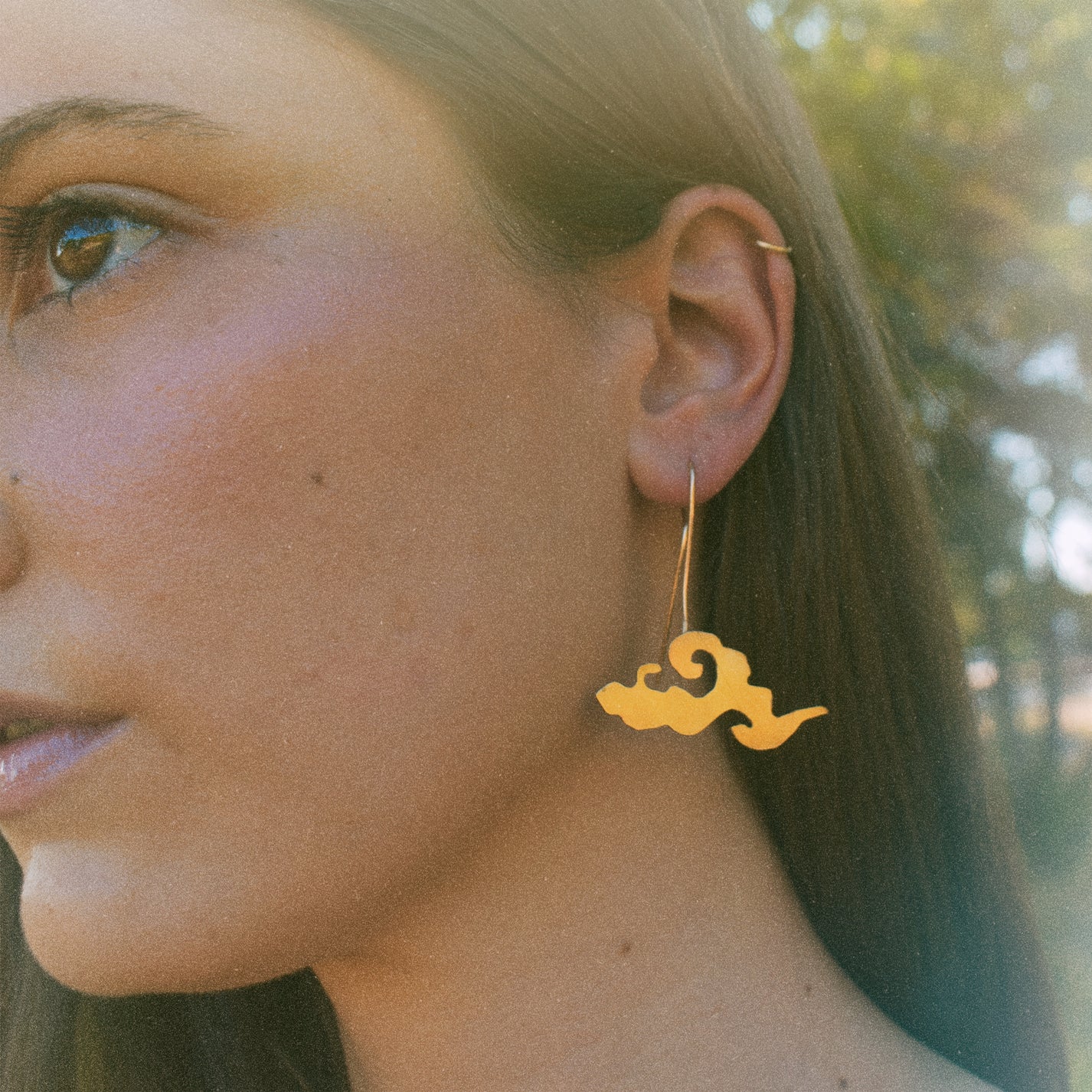 tokyo cloud earrings - japanese cloud earrings, auspicious clouds – Laura Mar